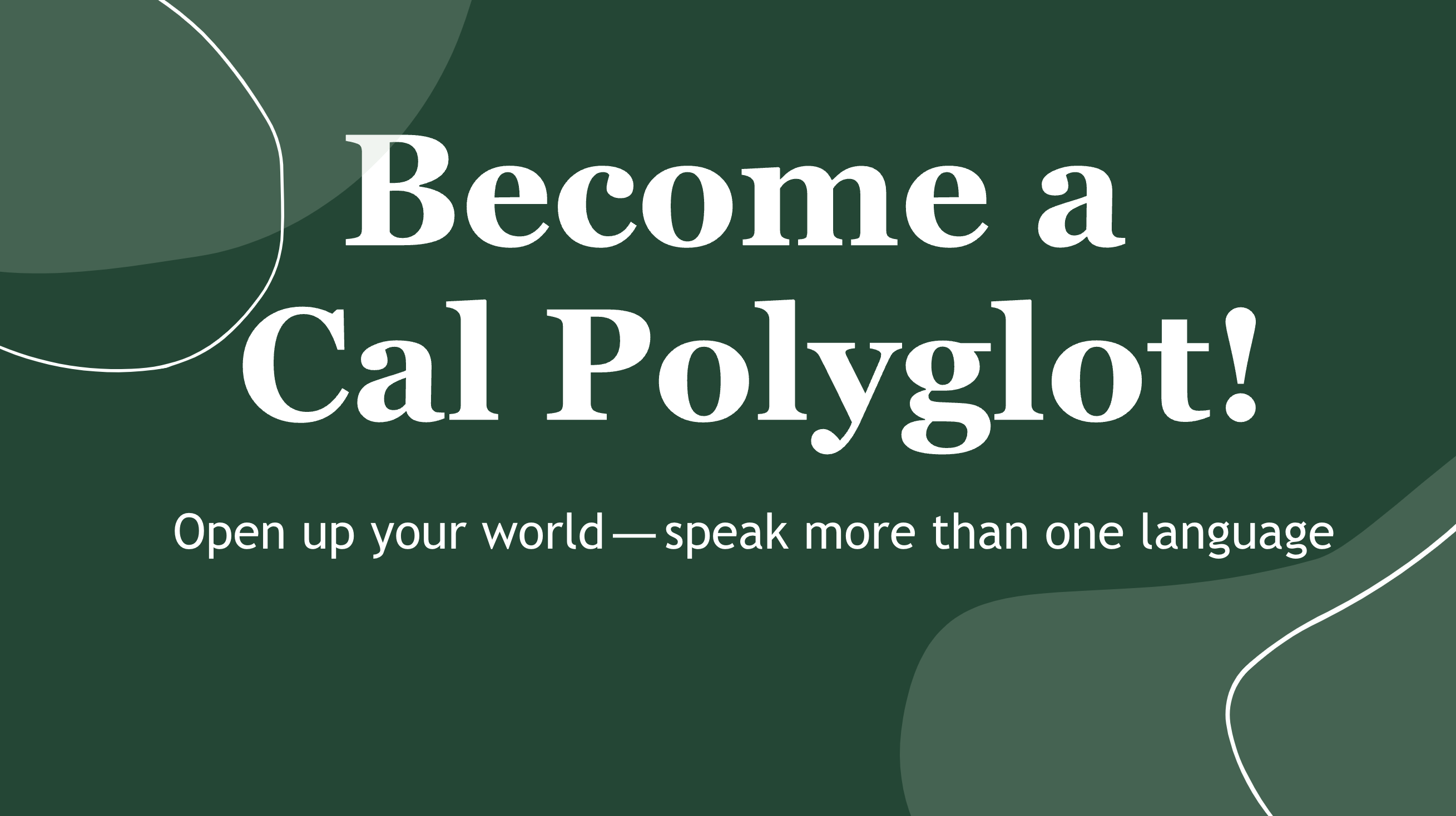 Welcome to the Cal Poly World Languages and Cultures Department ...